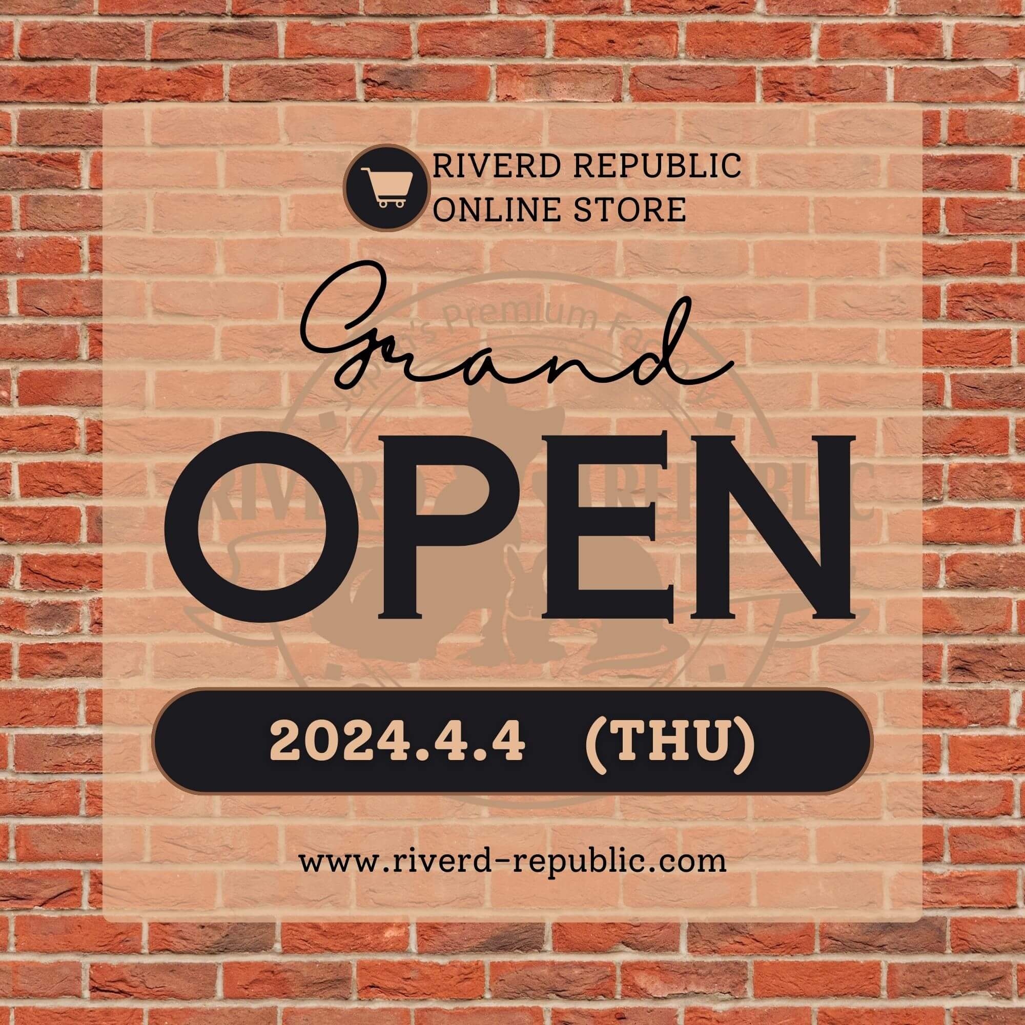 RIVERD REPUBLICオンラインストア、グランドオープンのお知らせ！ – RIVERD REPUBLIC ONLINE STORE